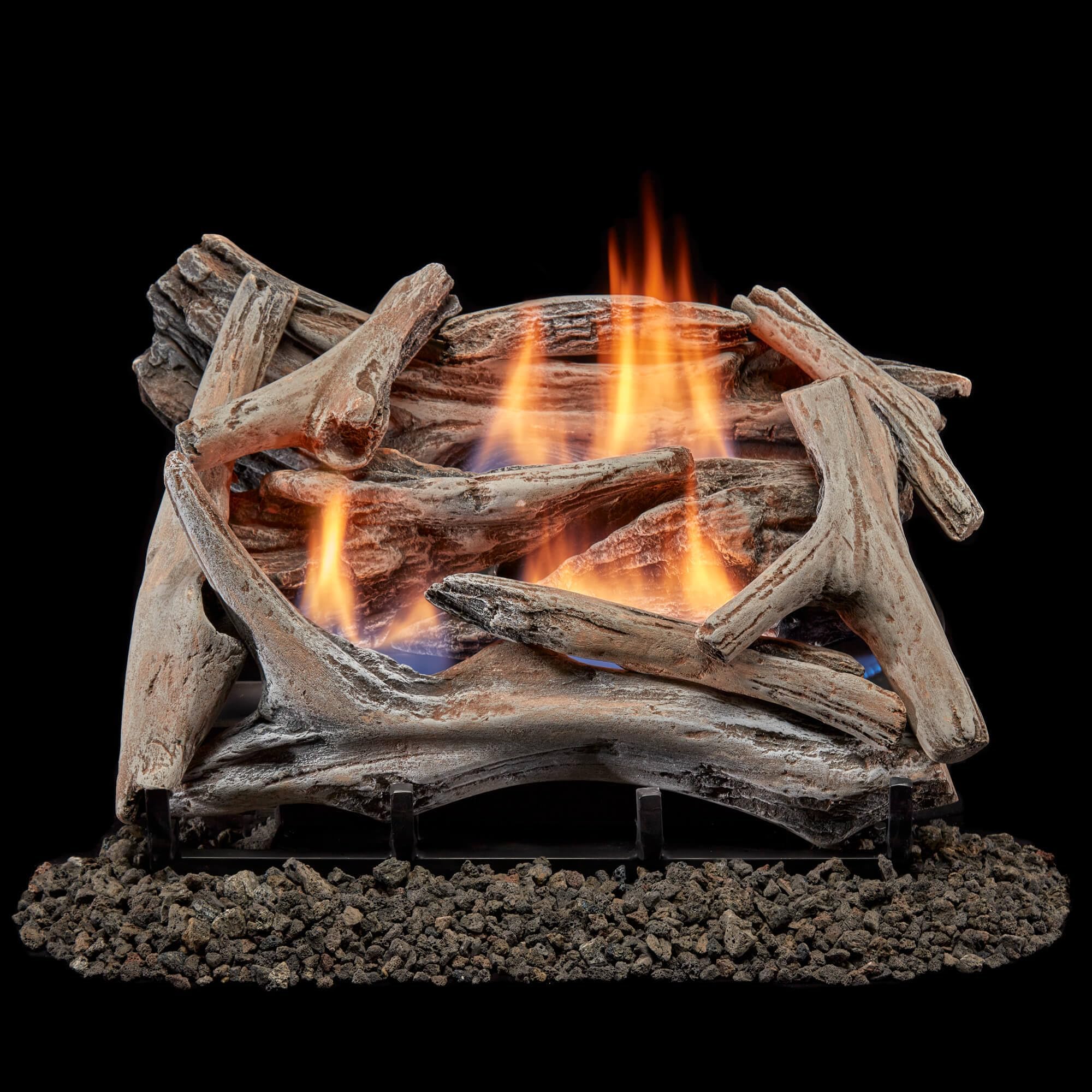 Amazon.com: Bluegrass Living B18DR-UL2 Dual Fuel Ventless Fireplace ...