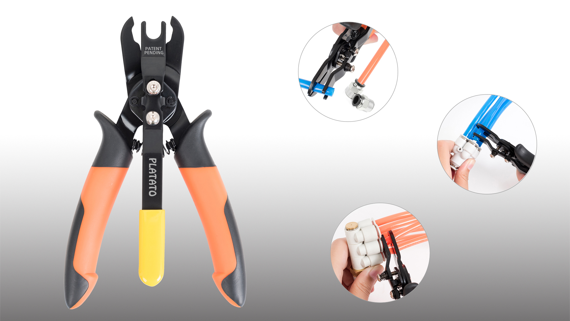 Watch PLATATO Push-to-Connect Air Fittings Disconnect Tool ﹙6-8mm﹚ on ...