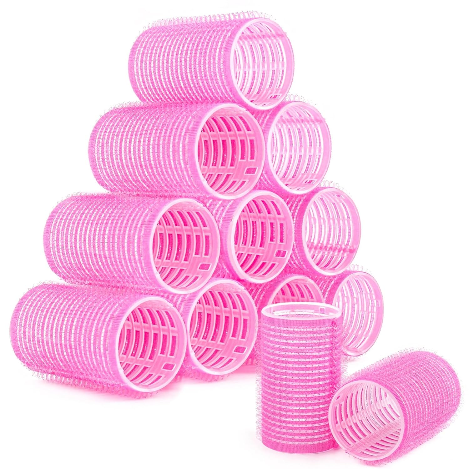 Amazon.com : AUEAR, 12 Pack Hair Curlers Rollers Self Grip for Short ...