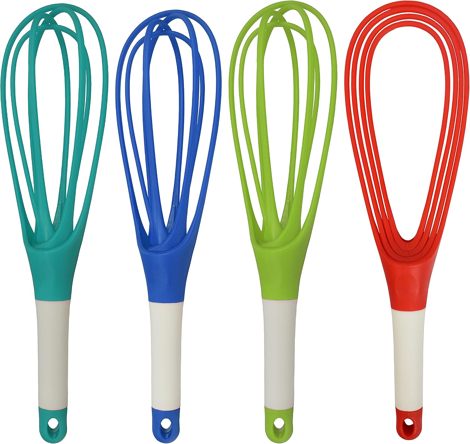 Amazon.com: Black Duck Brand Set of 4 Collapsible Whisks - 2 in 1 ...