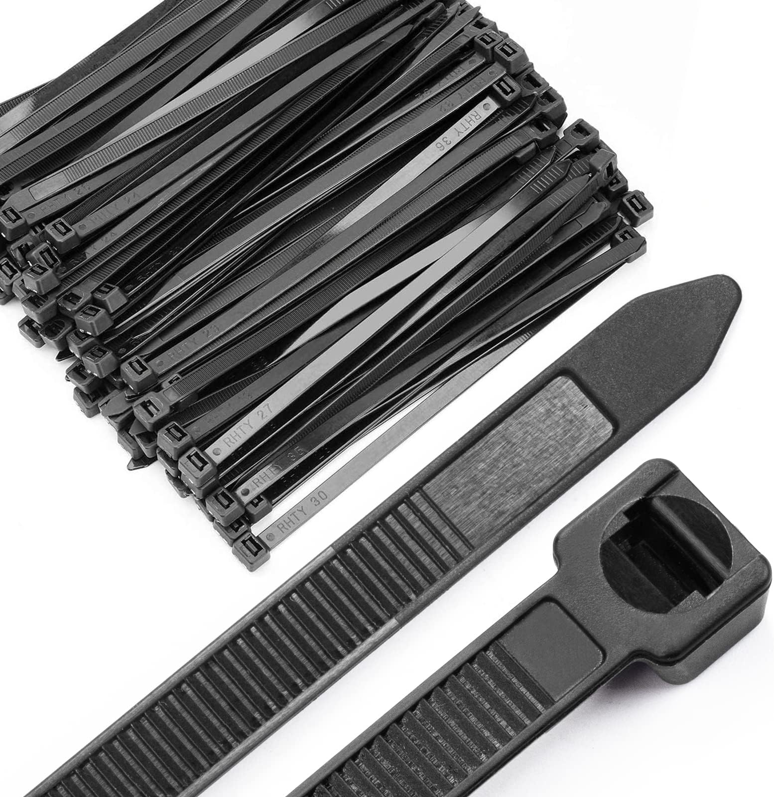 Amazon.com: Pro Tie Heavy Duty Cable Ties, Self-Locking Nylon Cable ...