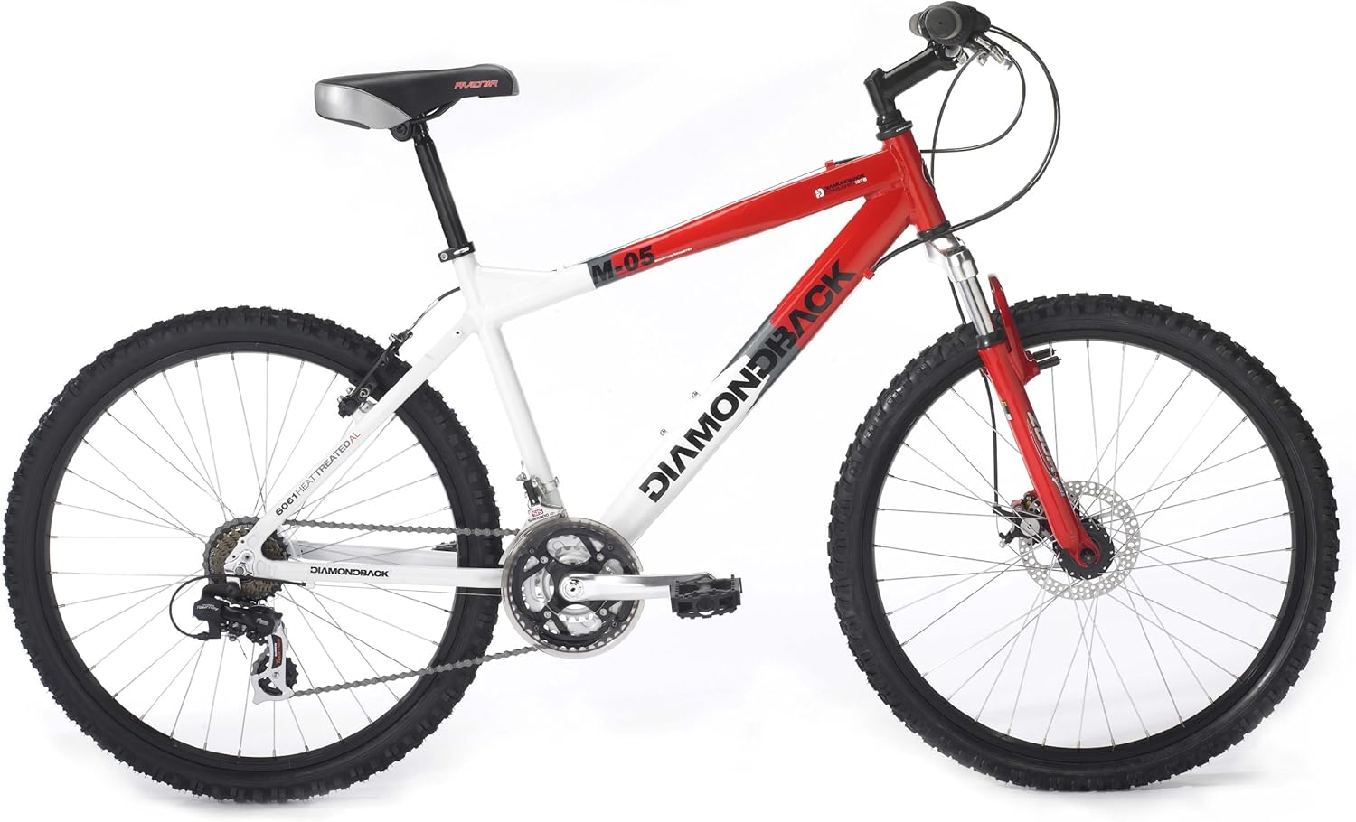 Diamondback M05 Men's Mountain Bike - Silver/Red, 26 Inch : Amazon.co ...