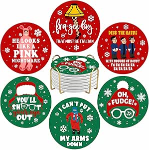 Amazon.com: A Christmas Story Merchandise Gift, 6 Pcs Funny Christmas ...