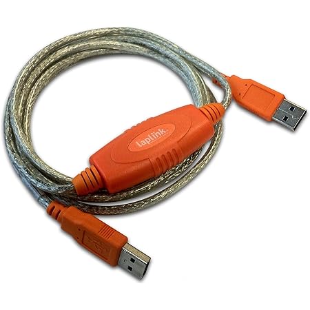 Amazon.com: Laplink Software 6' USB 2.0 High-Speed Transfer Cable for ...