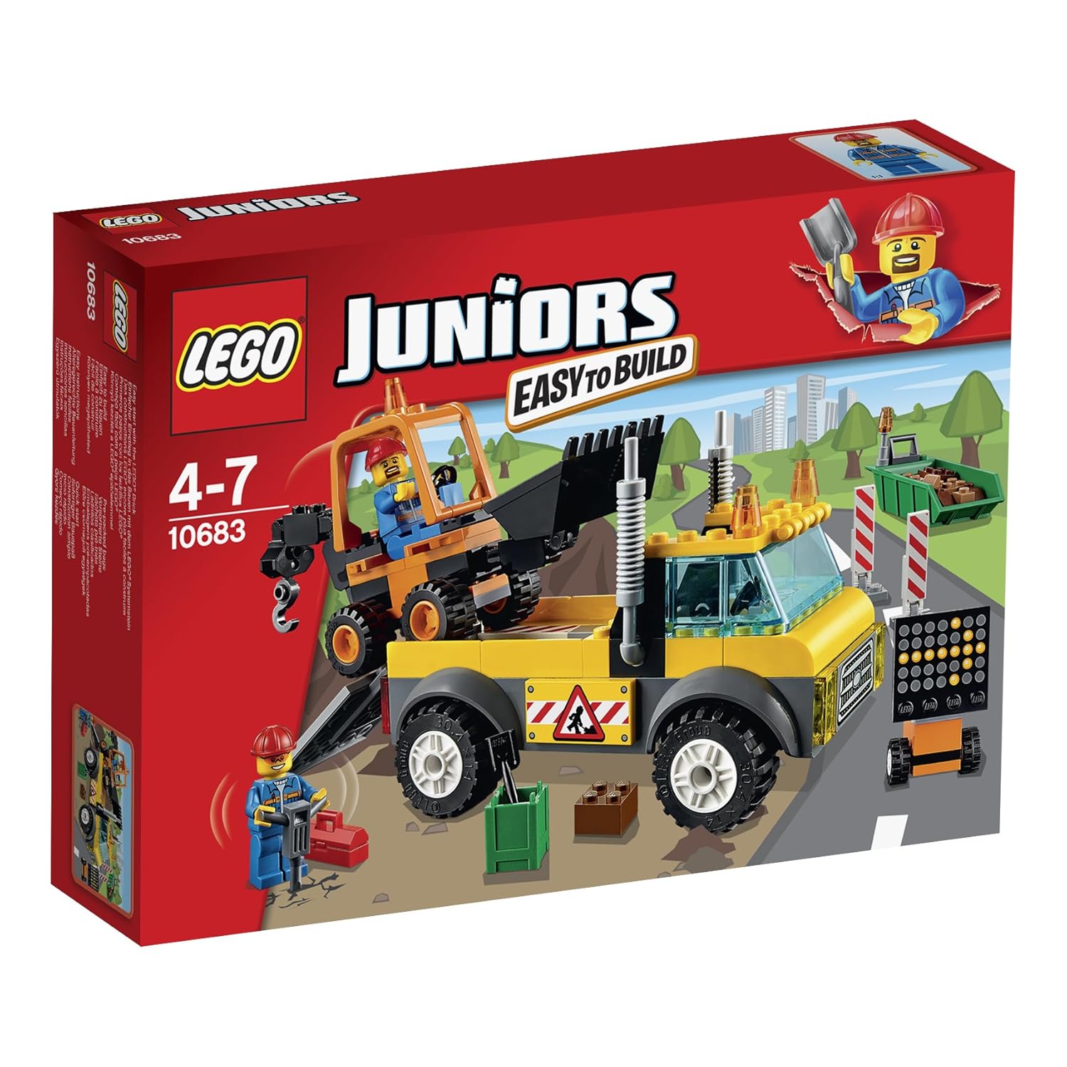 Lego Road Work Truck, Multi Color : Amazon.in: Toys & Games
