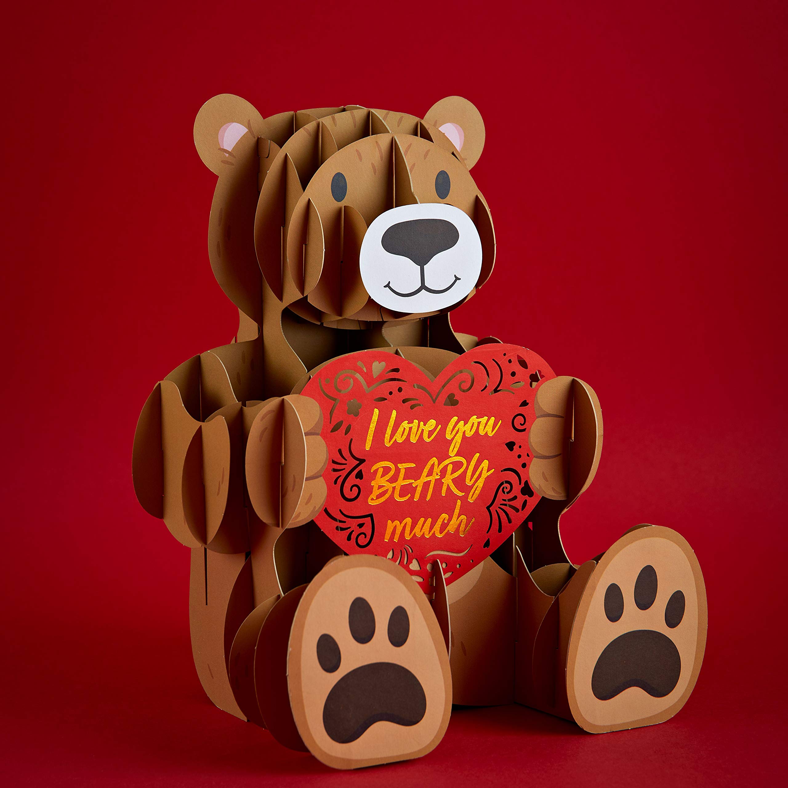 Snapklik.com : Giant Love Bear - Valentines Day Pop Up Card, Valentine ...
