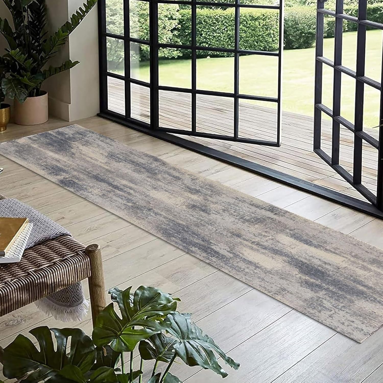 Carpet Runner Rug for Hallway Non Slip 60cm/70cm/80cm/100cm Wide Modern ...