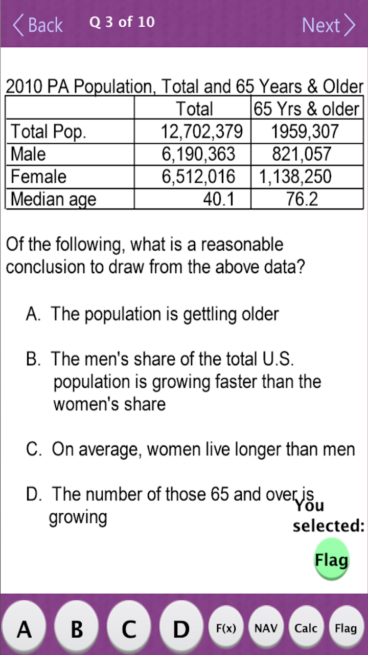 PAPA Math Practice Test Lite - App on Amazon Appstore