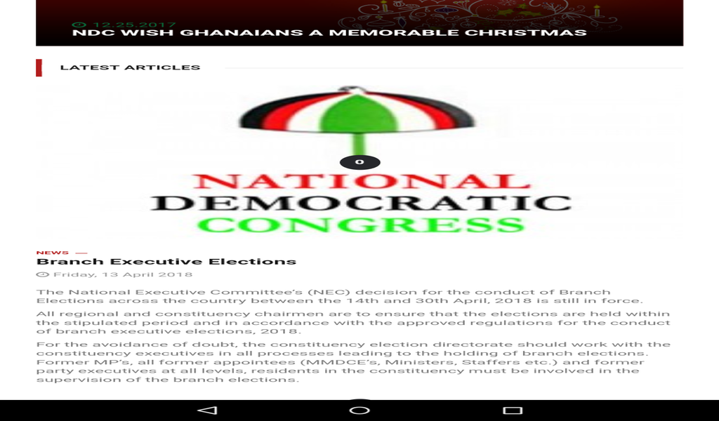Ndc Ghana Logo