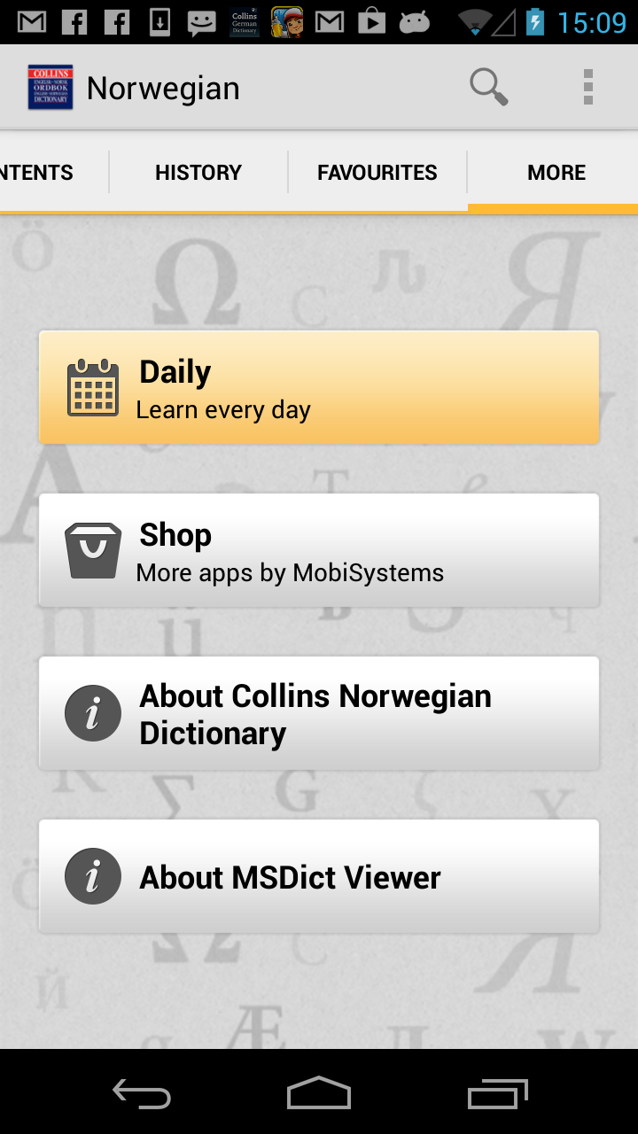Collins Norwegian Dictionary - App on Amazon Appstore
