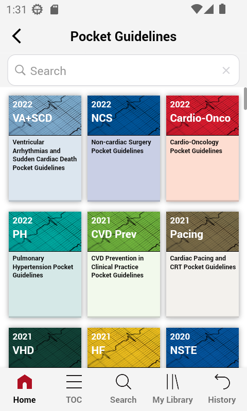 ESC Pocket Guidelines - App on Amazon Appstore