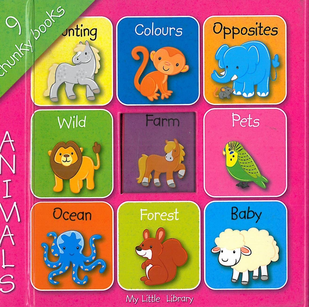 Animals (Board book with 9 books): Yoyo Books: 9789461516350: Amazon ...