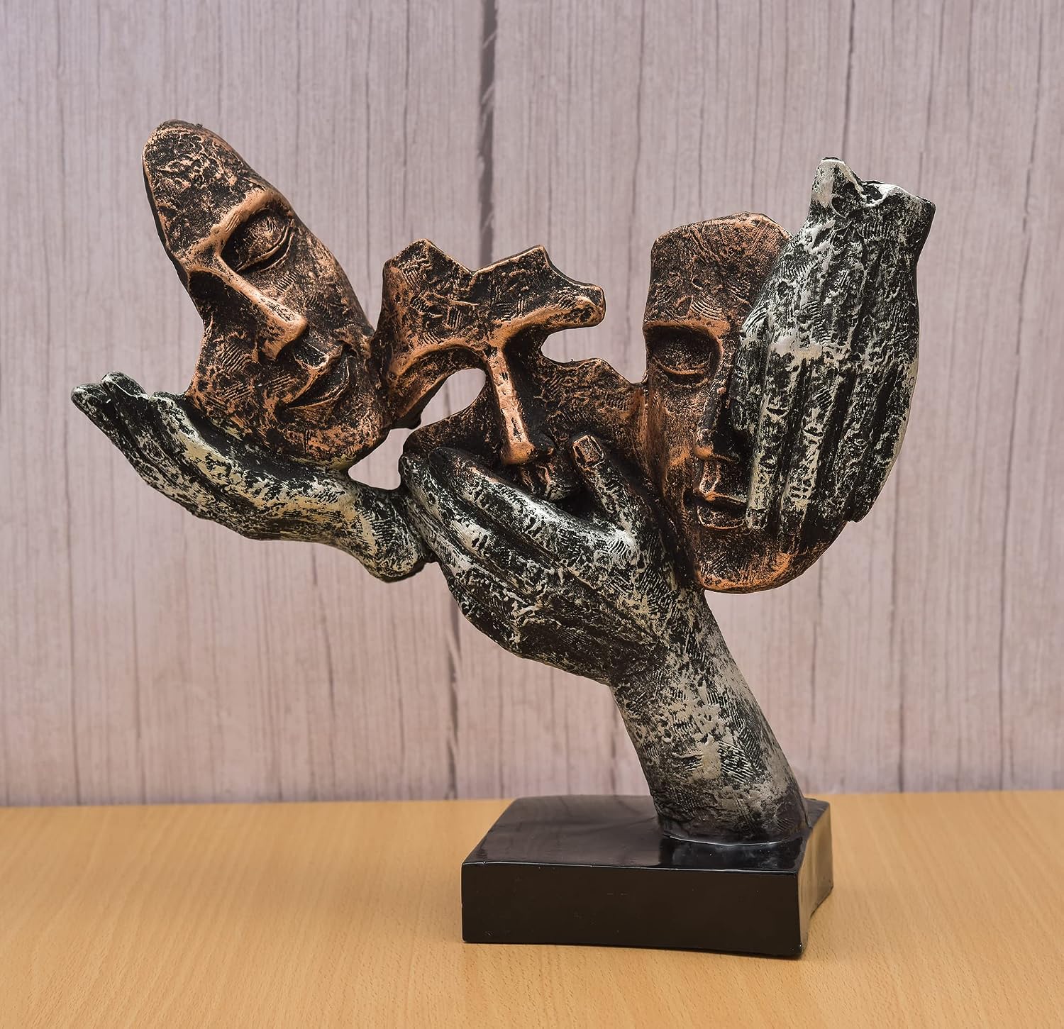 Buy Archan Handicrafts Poly Resin Human Face Sculptures Showpieces ...