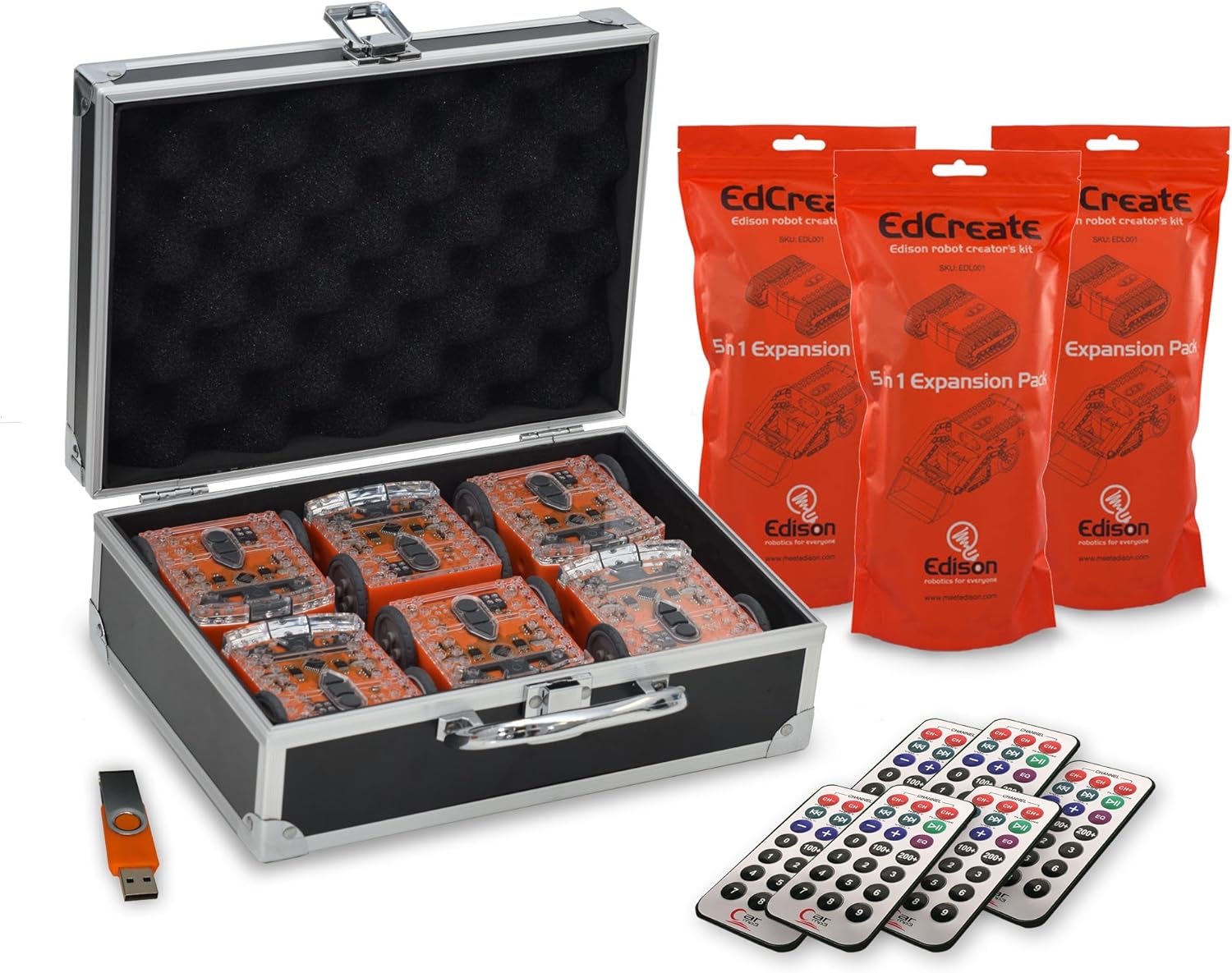 Contempo Views Edison Robot V2 Programmable Educational Bot STEM Coding ...