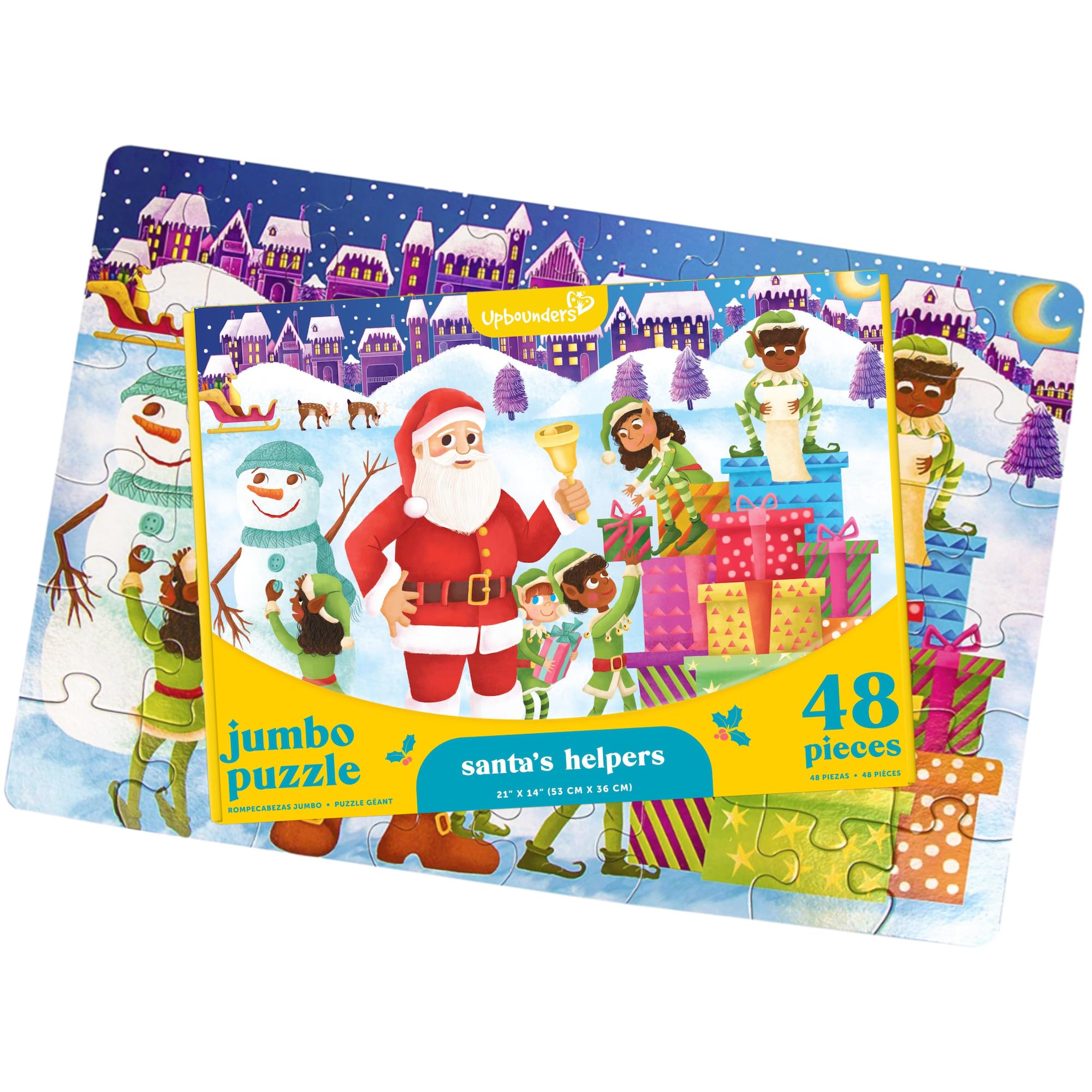 Snapklik.com : Upbounders Santas Helpers 48 Piece Kids Christmas Floor ...