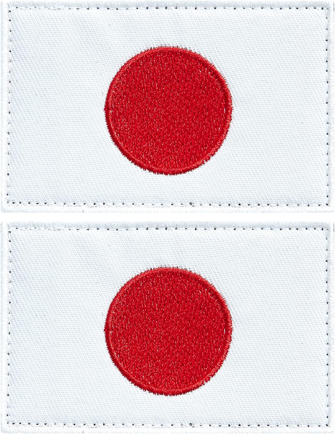 Amazon.com: stidsds 2 Pack Japan Flag Patch Japan Flags Embroidered Patches Japanese Flags ...