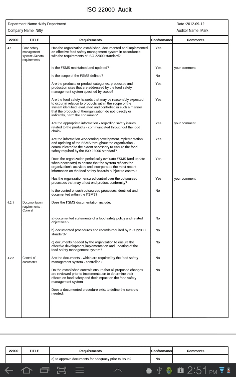 ISO 22000 Audit - App on Amazon Appstore