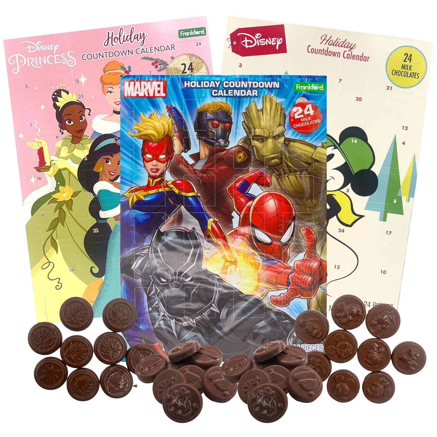 Amazon.com : Disney Princess, Mickey Mouse, and Marvel Advent Calendars ...