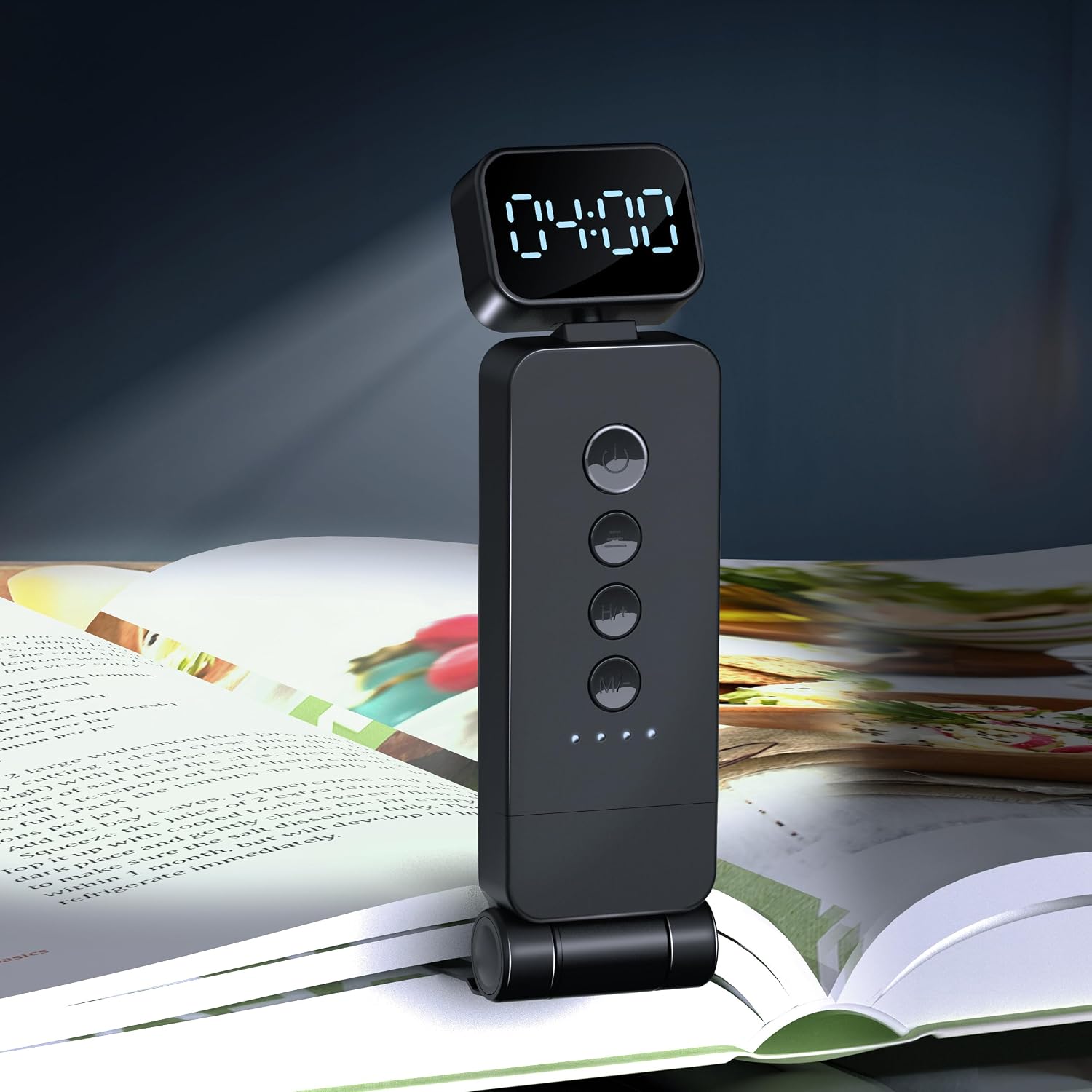 Book Light LED Time Rechargeable Portable Reading Lights 3-Color ...
