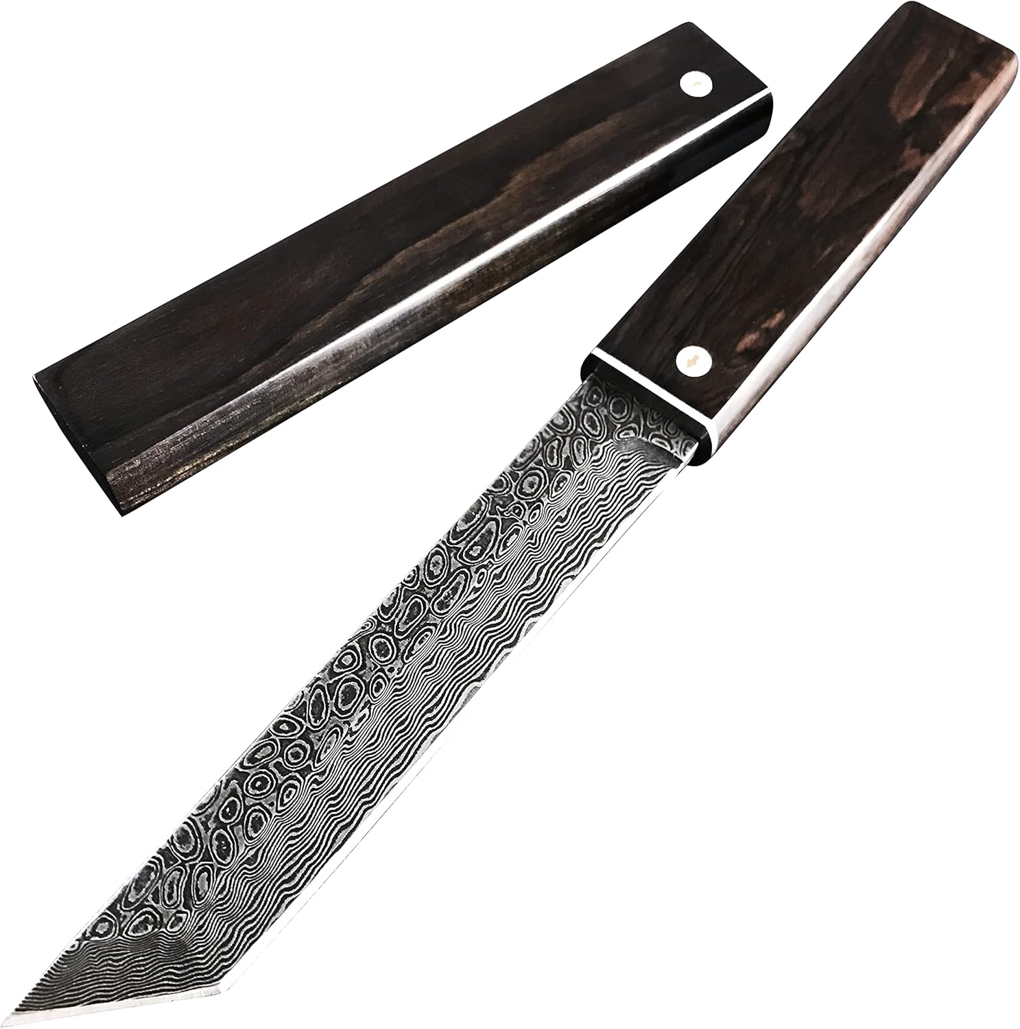 Amazon.com : HUAAO 10.3’’ Japanese Style Katana, Fixed Blade Knife with ...