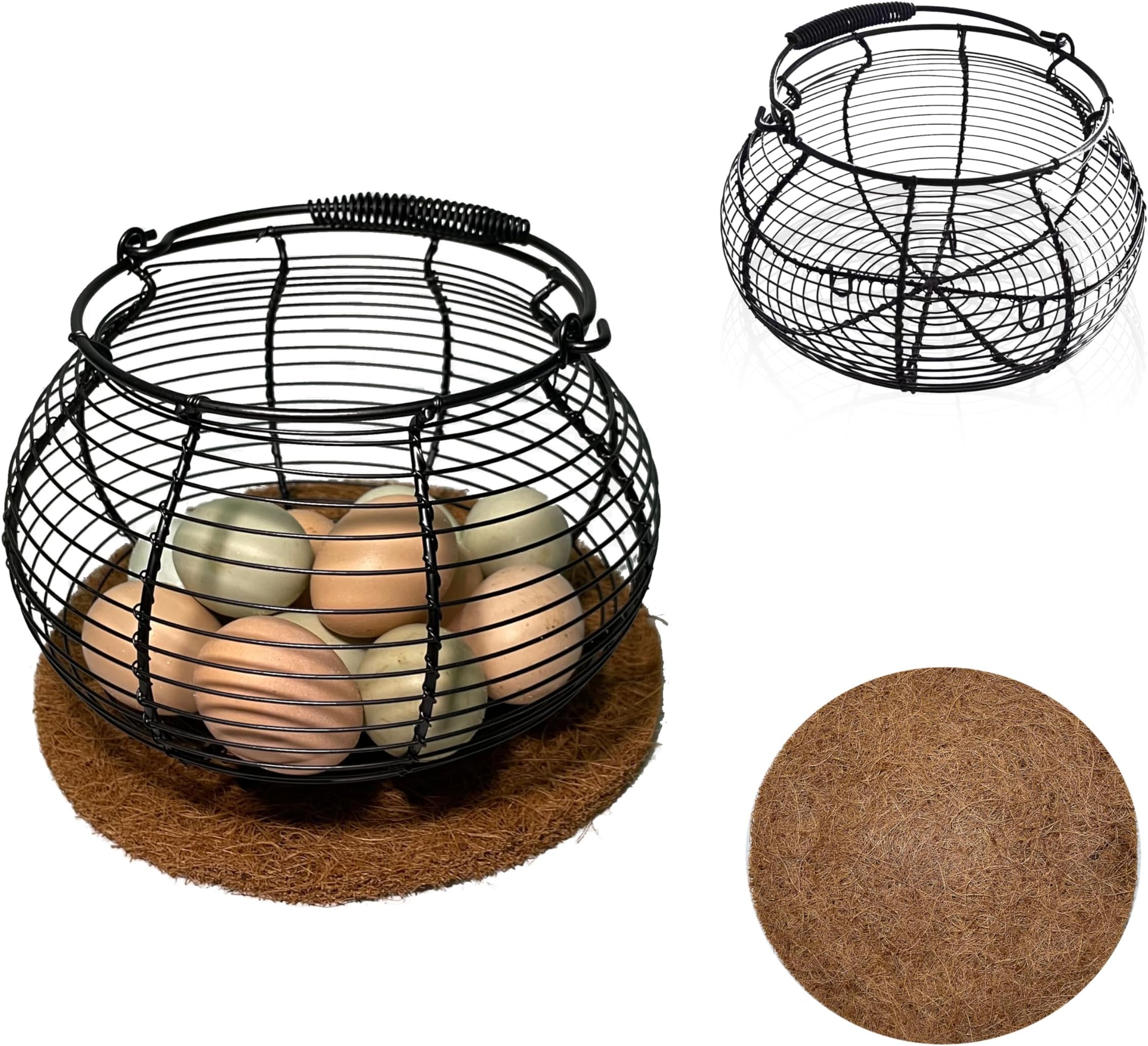 Amazon.com: LINCOUNTRY.Chicken Egg Basket for collecting Eggs,Wire Egg ...