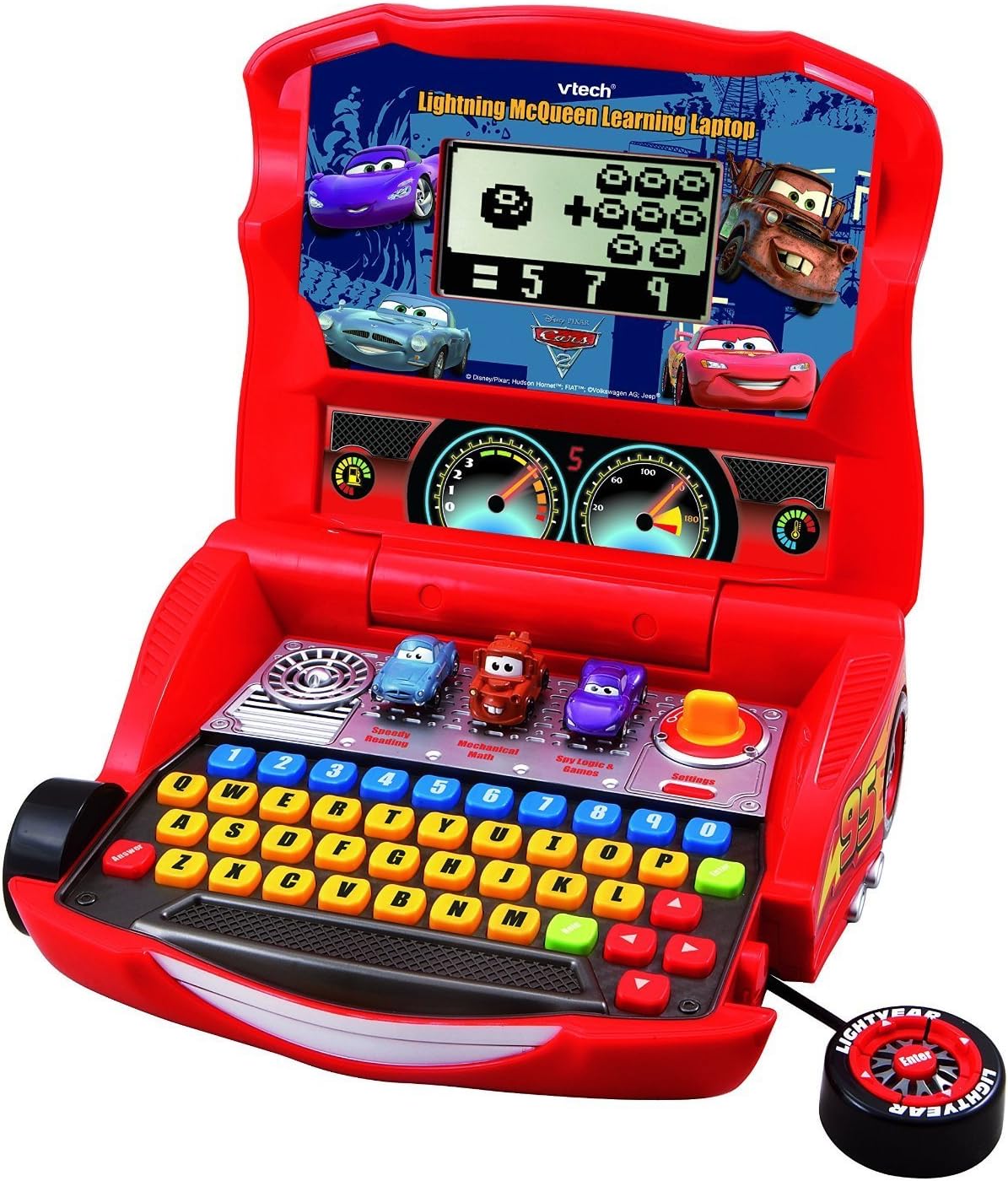 VTech - Disney's Cars - Lightning McQueen Learning Laptop : Amazon.com ...