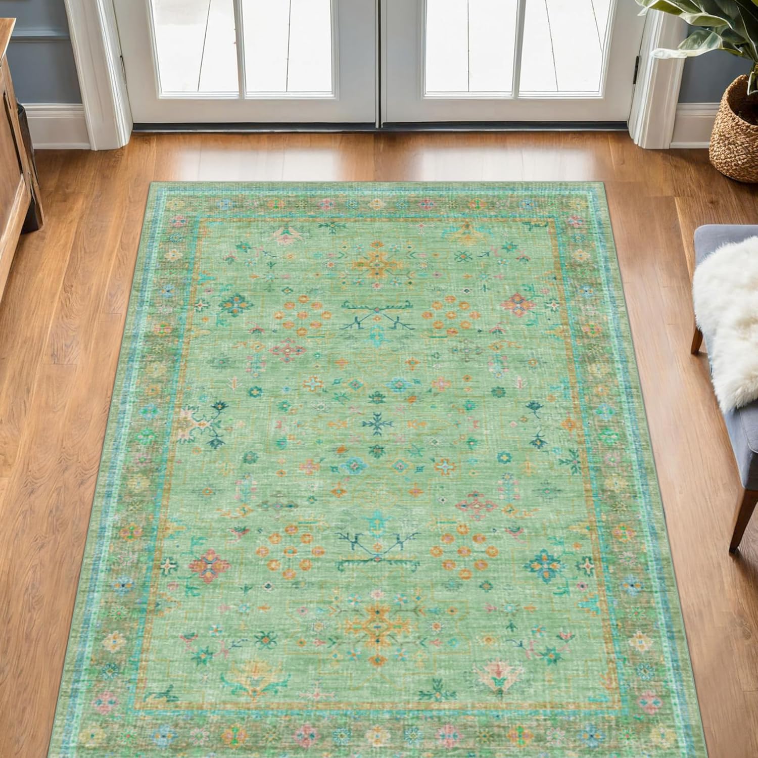 Amazon.com: Washable Nursary Rug - Entryway Rugs Indoor, Large Entry ...