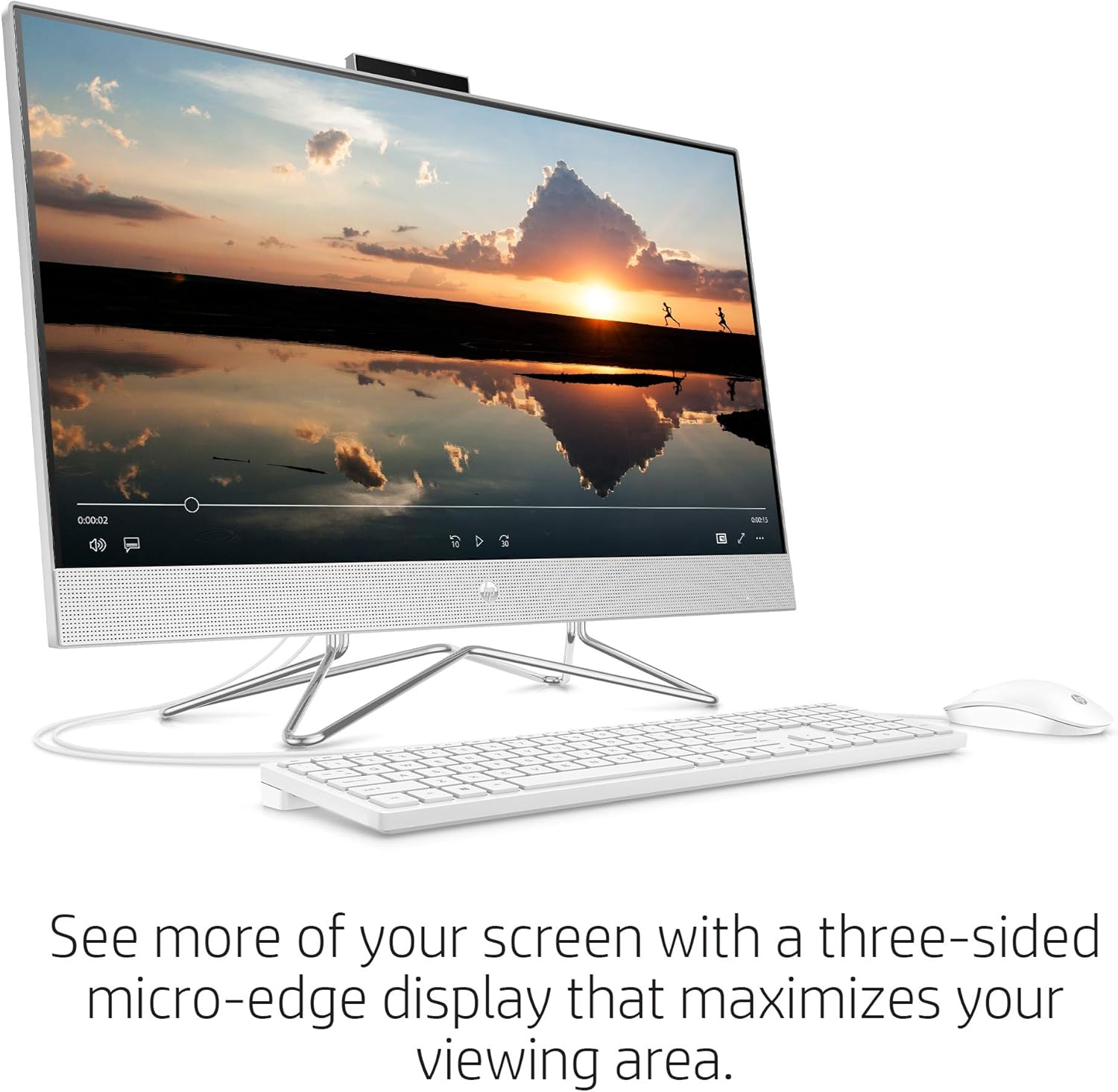 Buy HP 27-inch Touchscreen All-in-One Desktop Computer, AMD Ryzen 5 ...