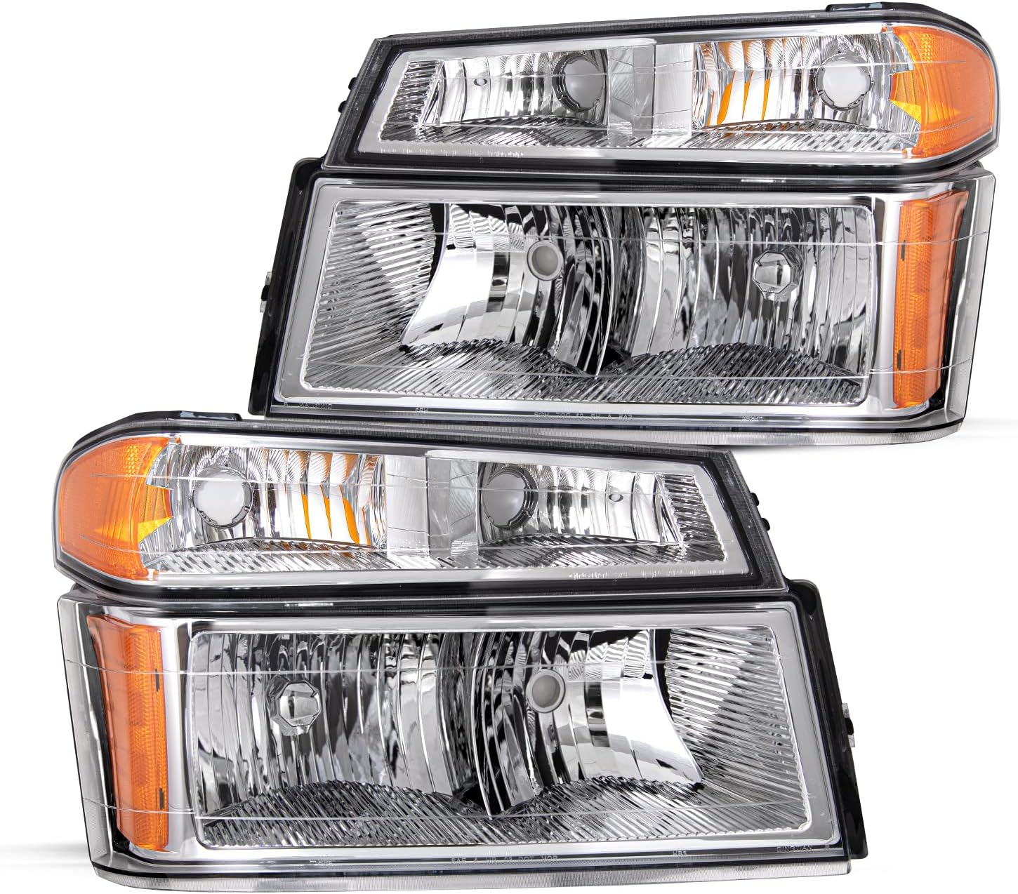 Amazon.com: TUSDAR 4pcs Headlight Assembly Set Replacement for 2004 ...