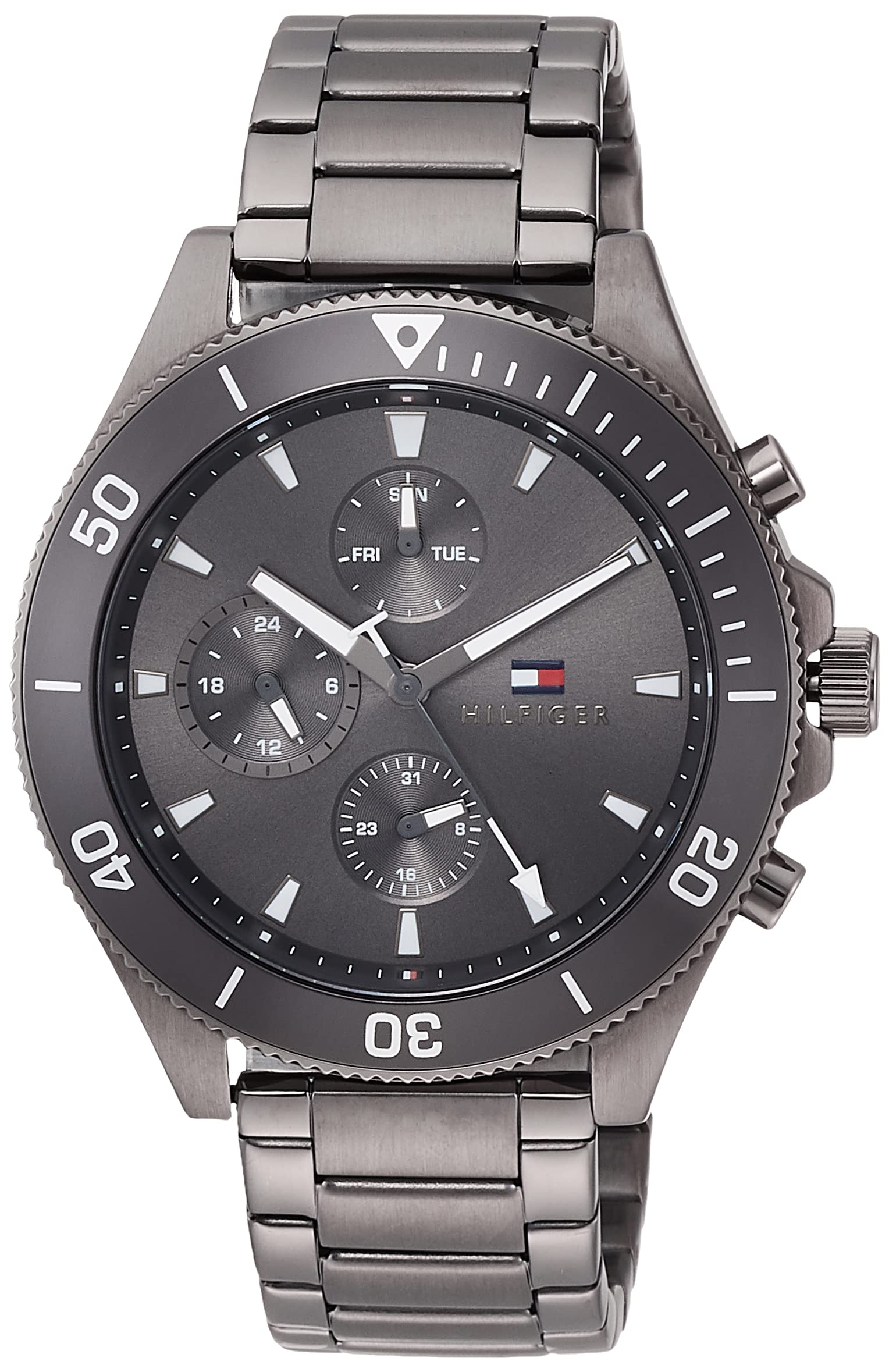 Amazon.co.jp: [トミーヒルフィガー] 腕時計 LARSON 1791918 メンズ グレー [並行輸入品] : ファッション