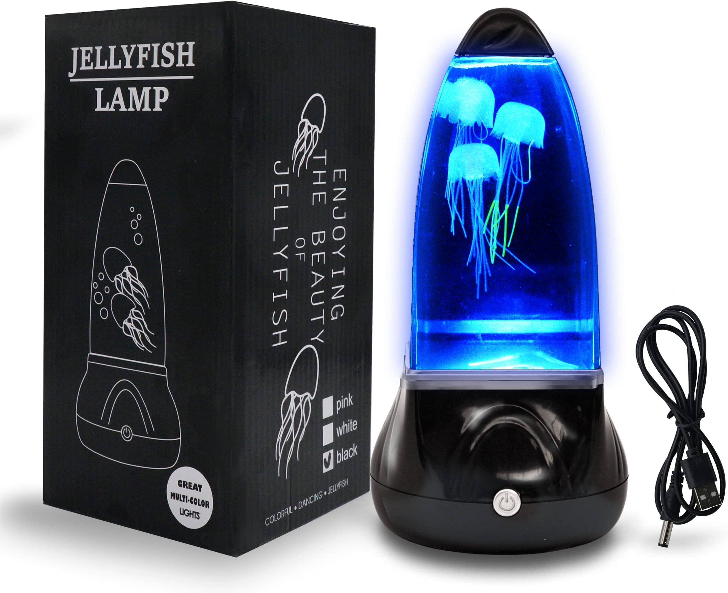 U-PTYTM Jellyfish Lamp, Jellyfish Lamp for Adults, LED Jellyfish Lamp ...