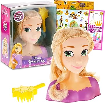 Amazon.com: Disney Princess Rapunzel Styling Head Doll for Girls ...