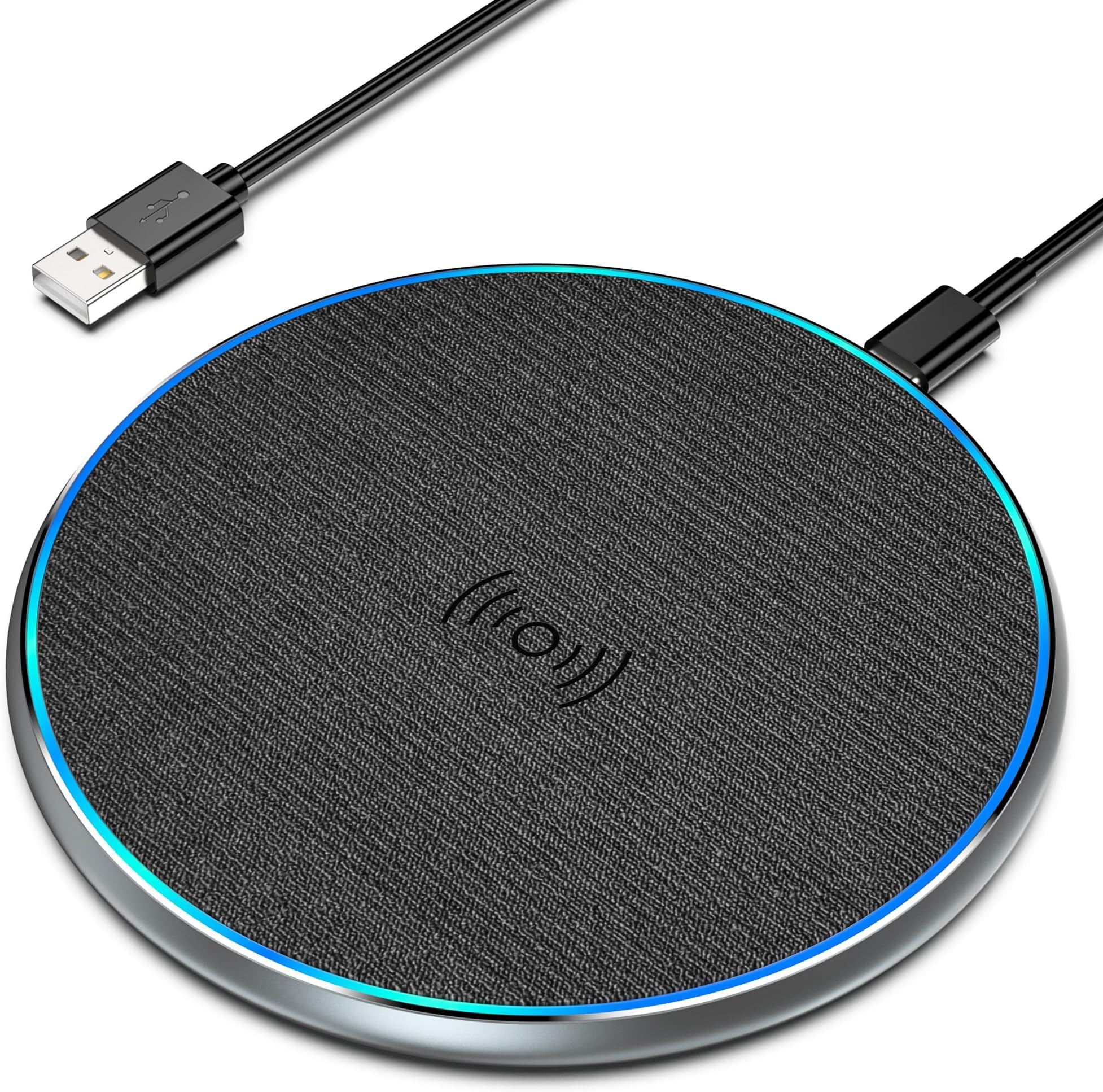 Wireless Charger, 15W Wireless Charging Pad for iPhone 15/14/13/12/11 ...