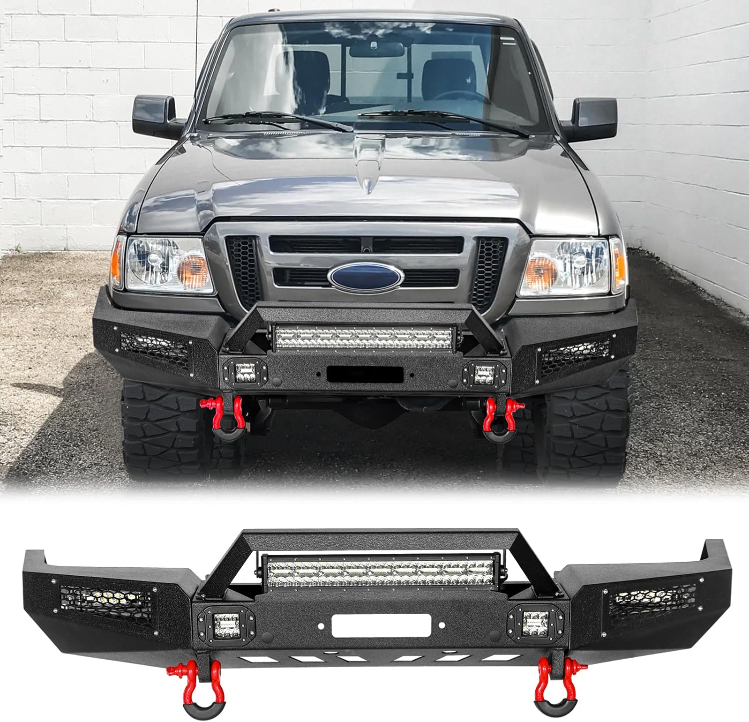Amazon.com: BESTZHEYU Front Bumper Compatible with 1998 1999 2001 2002 ...