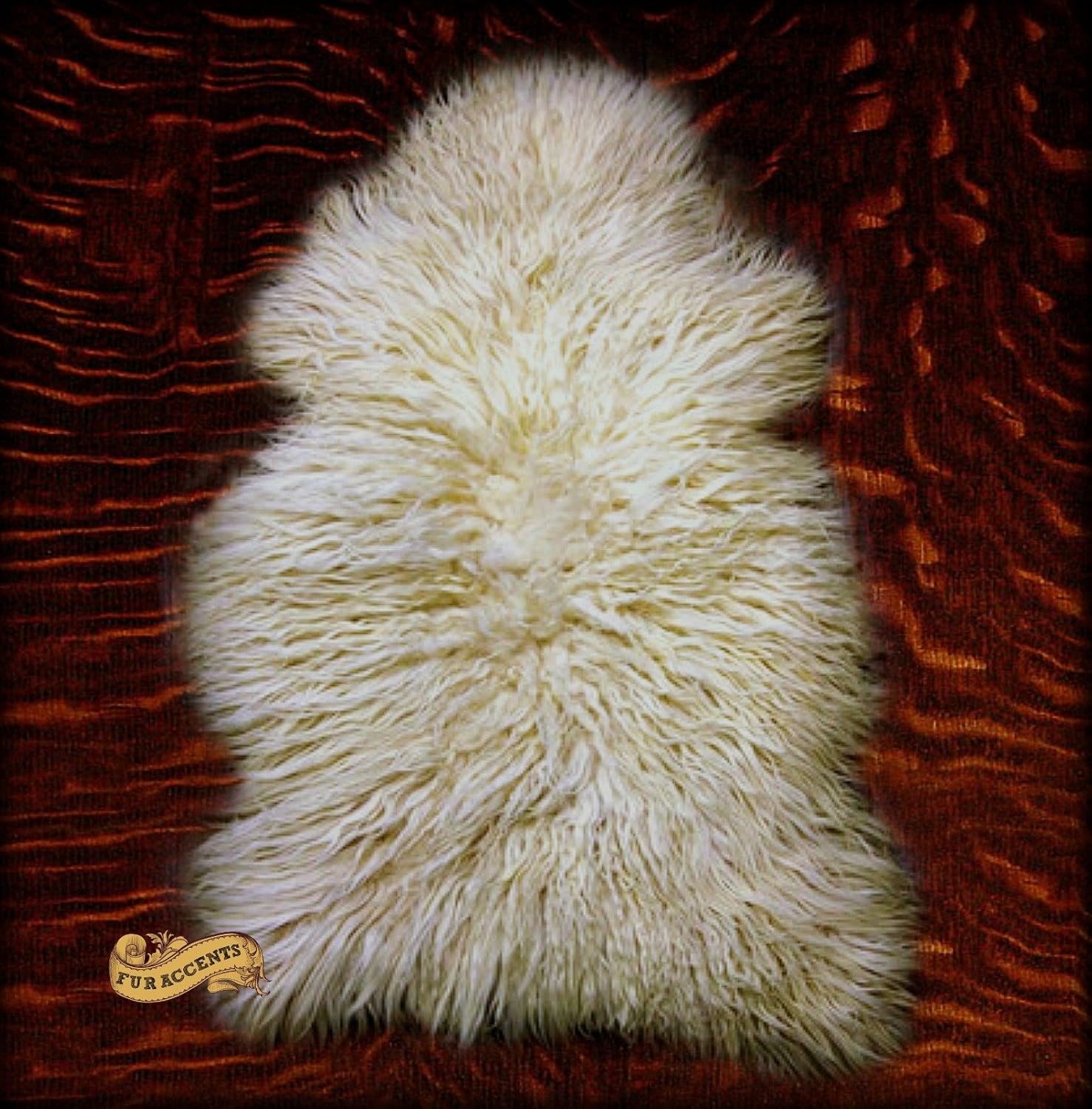 Amazon.com: Shaggy Sheepskin Shabby Chic Rag Rug Fake Faux Fur ...