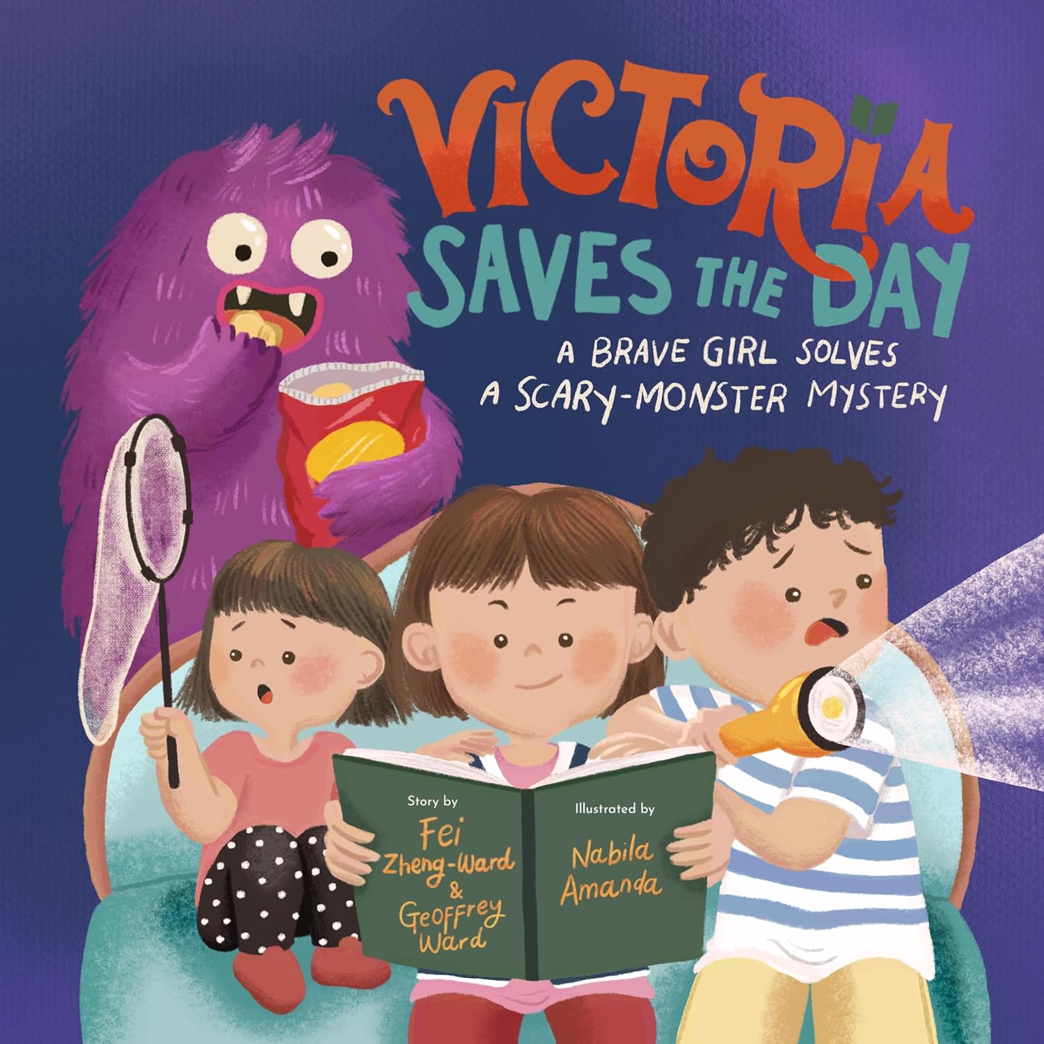Amazon.com: Victoria Saves the Day: A Brave Girl Solves A Scary-Monster ...