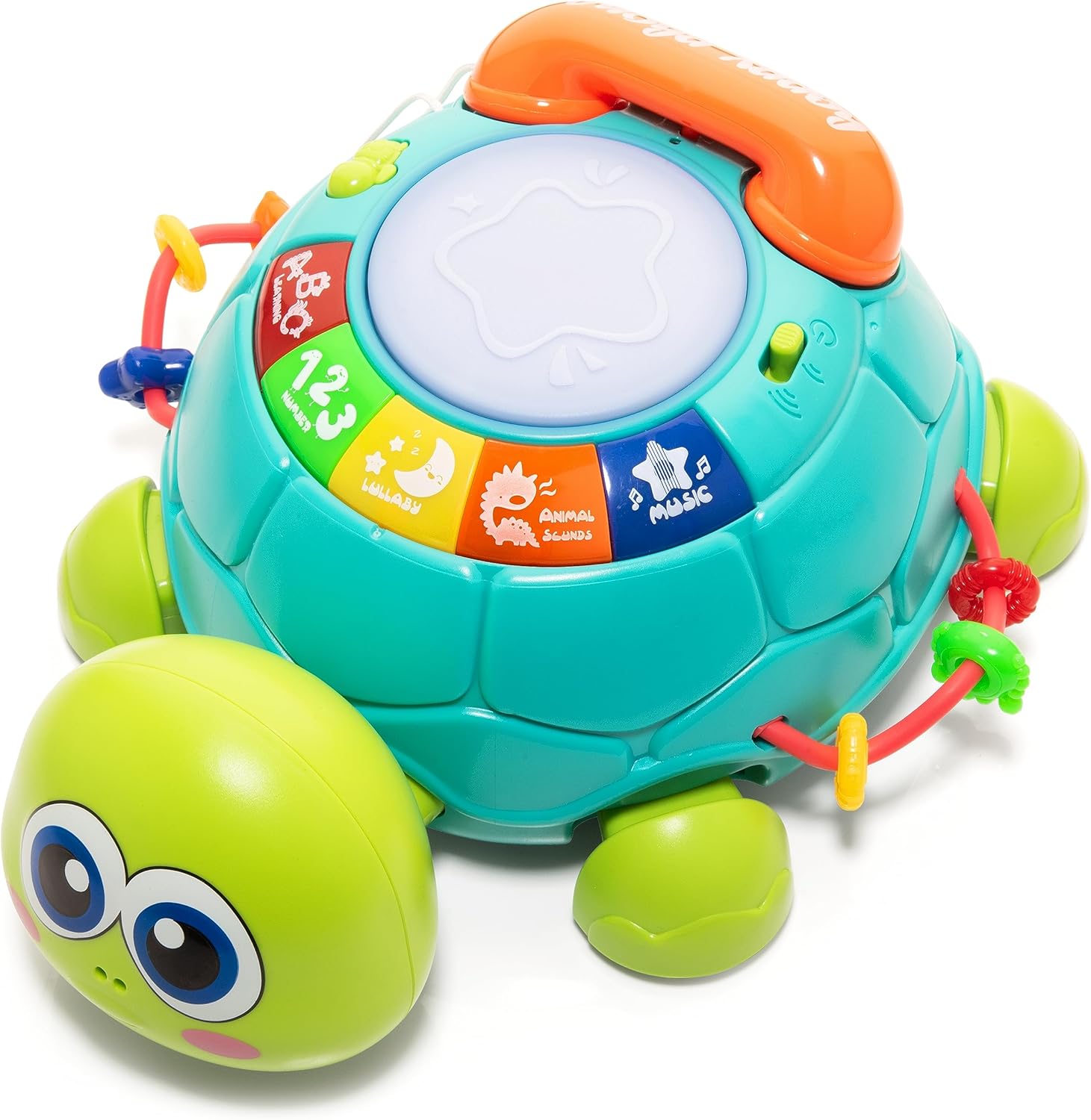 Amazon.com: Musical Turtle Crawling Baby Toys - Interactive Light Up ...