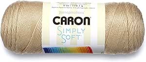 Caron Simply Soft Solids Yarn - (4) Medium Gauge 100% Acrylic - 6 oz ...