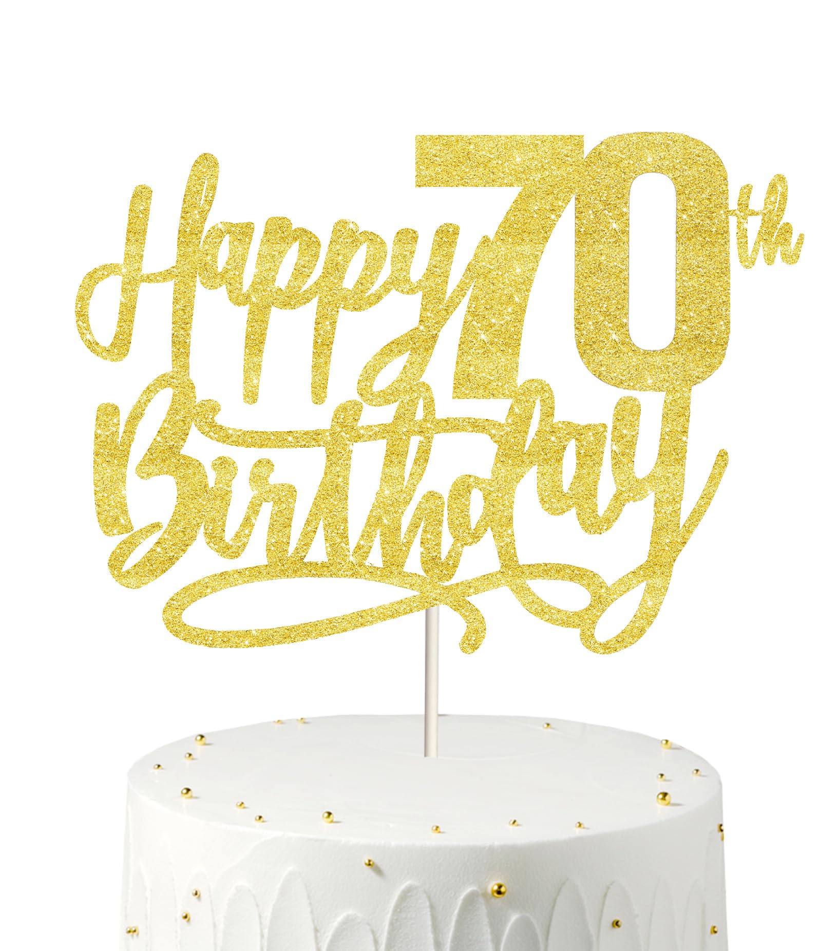 Snapklik.com : 70 Birthday Cake Toppers, 70th Birthday Decorations ...