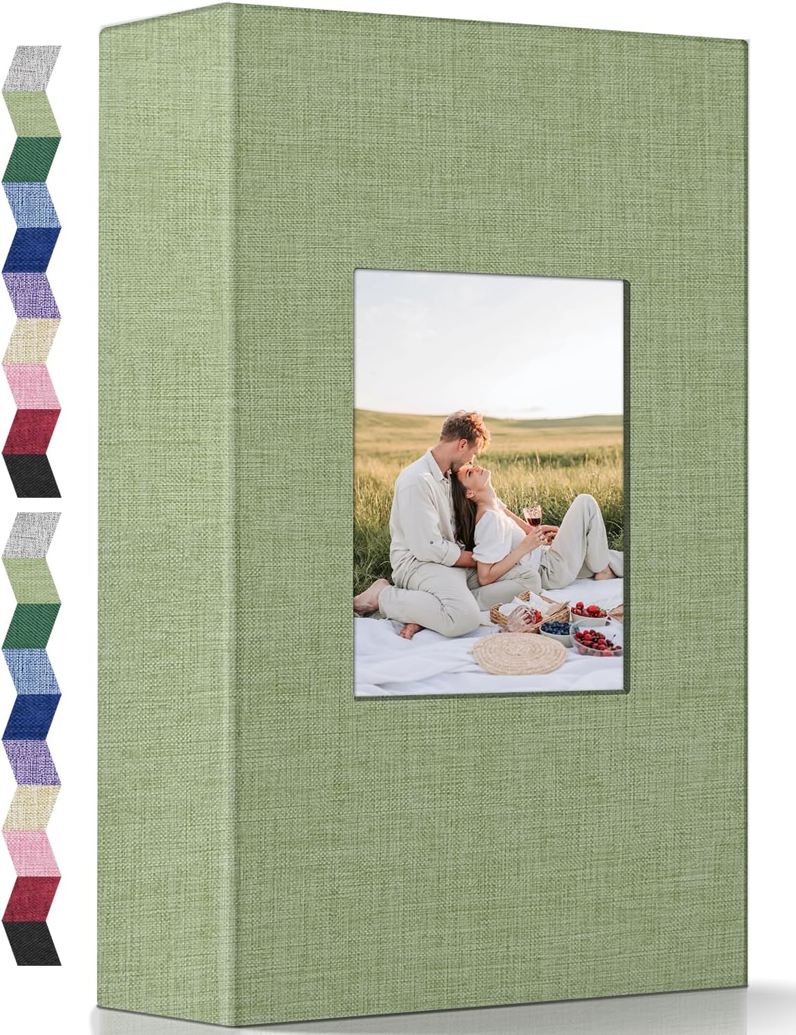 Amazon.com: popotop Photo Album 4x6-300 Photos Linen Cover Photo Books ...