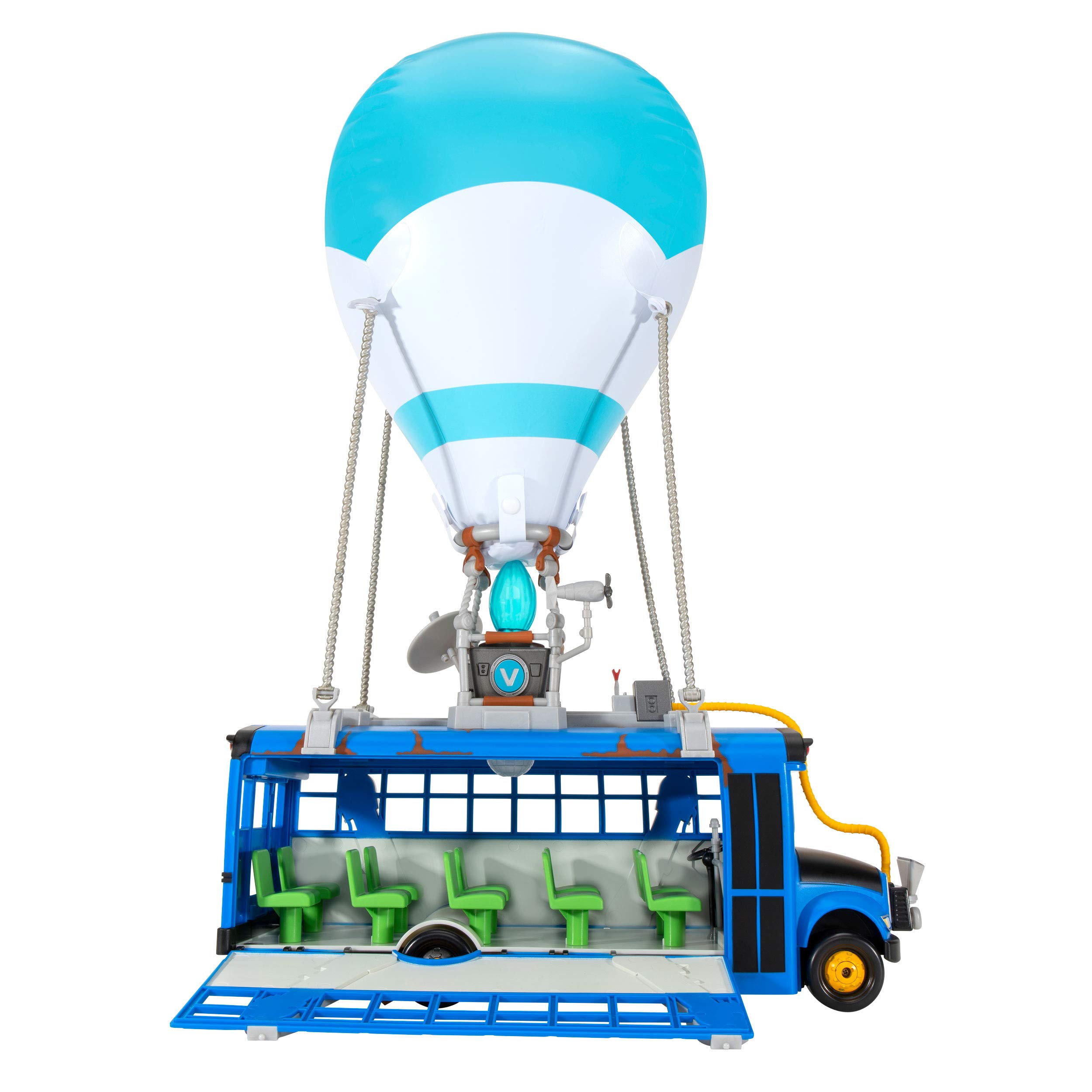 Fortnite Battle Bus Deluxe Features Inflatable Balloon With Lights And ...