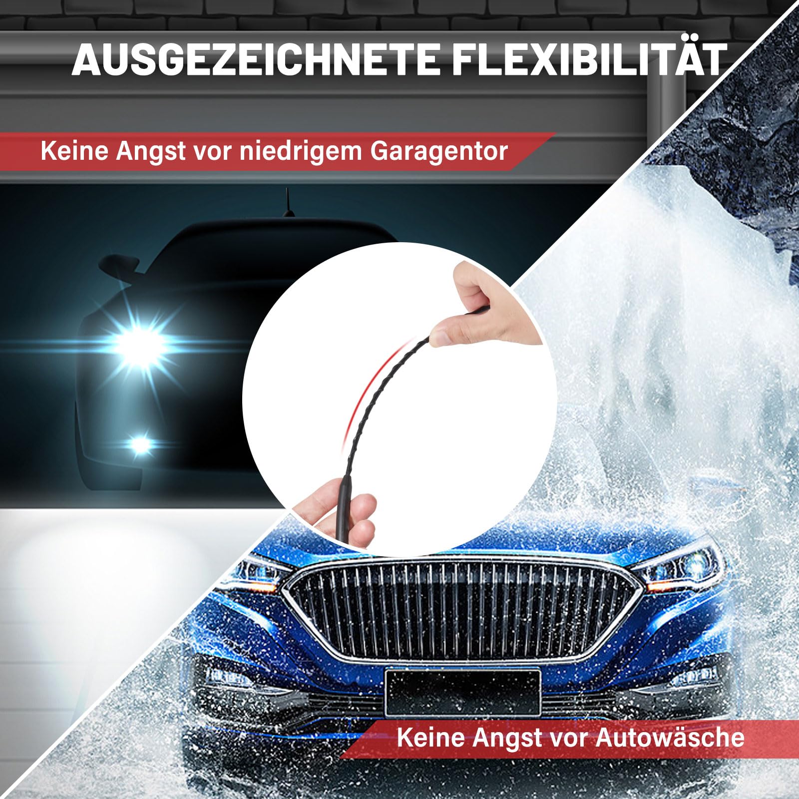 Accessori Auto Opel RED WOLF Antenna Elettrica Per Auto, FM/AM, Kit ...