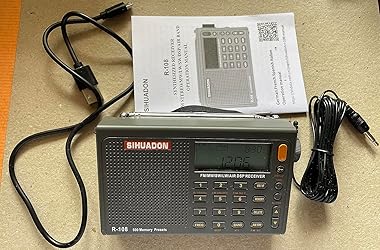 RADIWOW SIHUADON R108 Shortwave AM FM Digtial Radio LW MW AIR Band DSP ...