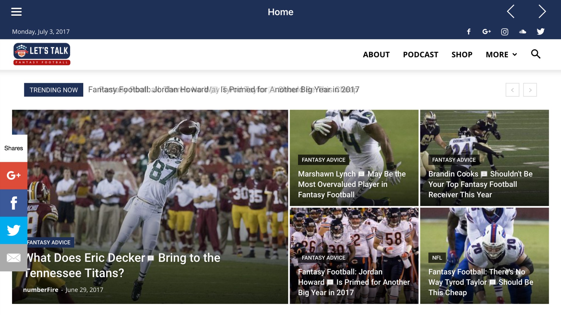 Let's Talk Fantasy Football - App on Amazon Appstore