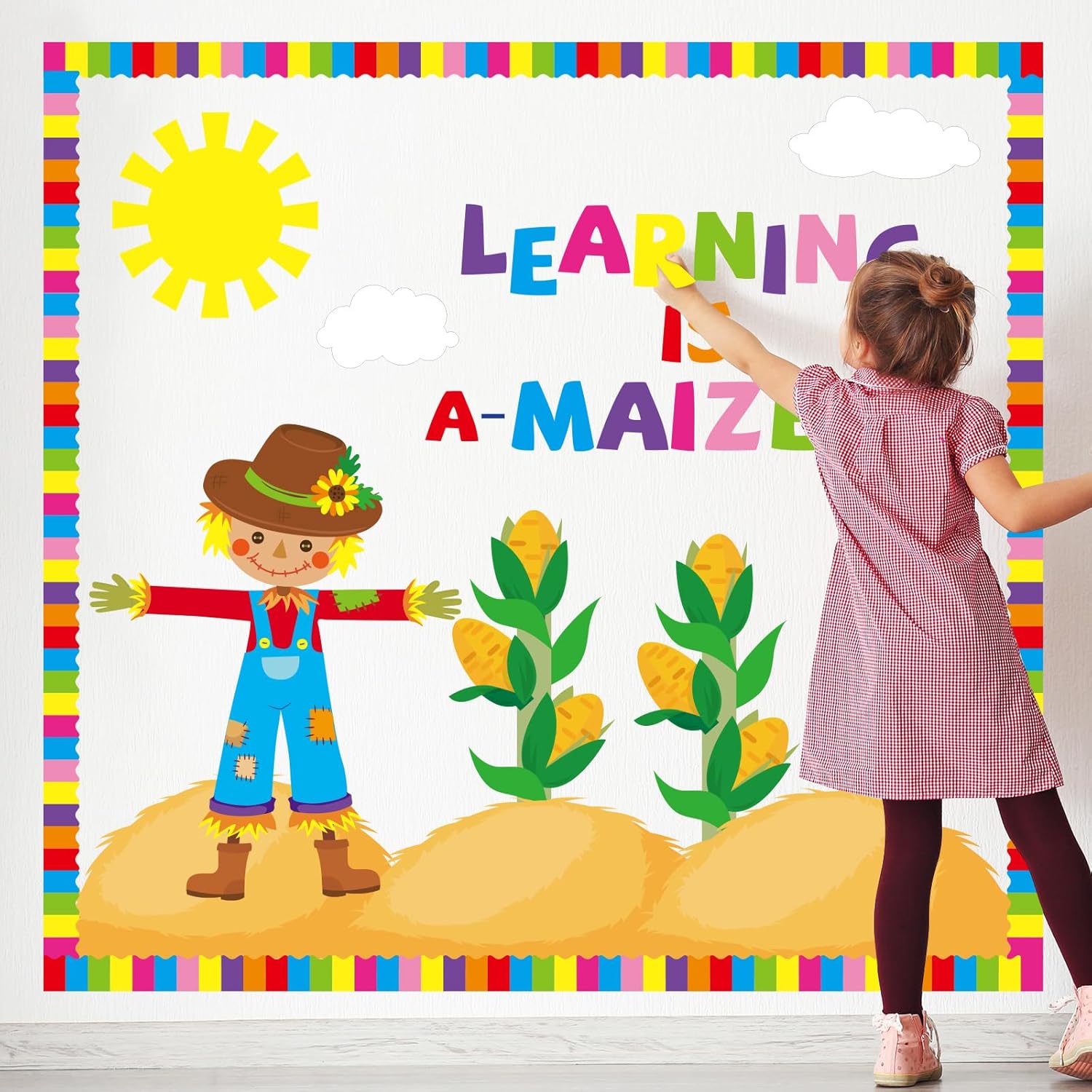 Fall Classroom Bulletin Board Learning is A-maize-ing Fall Thanksgiving ...
