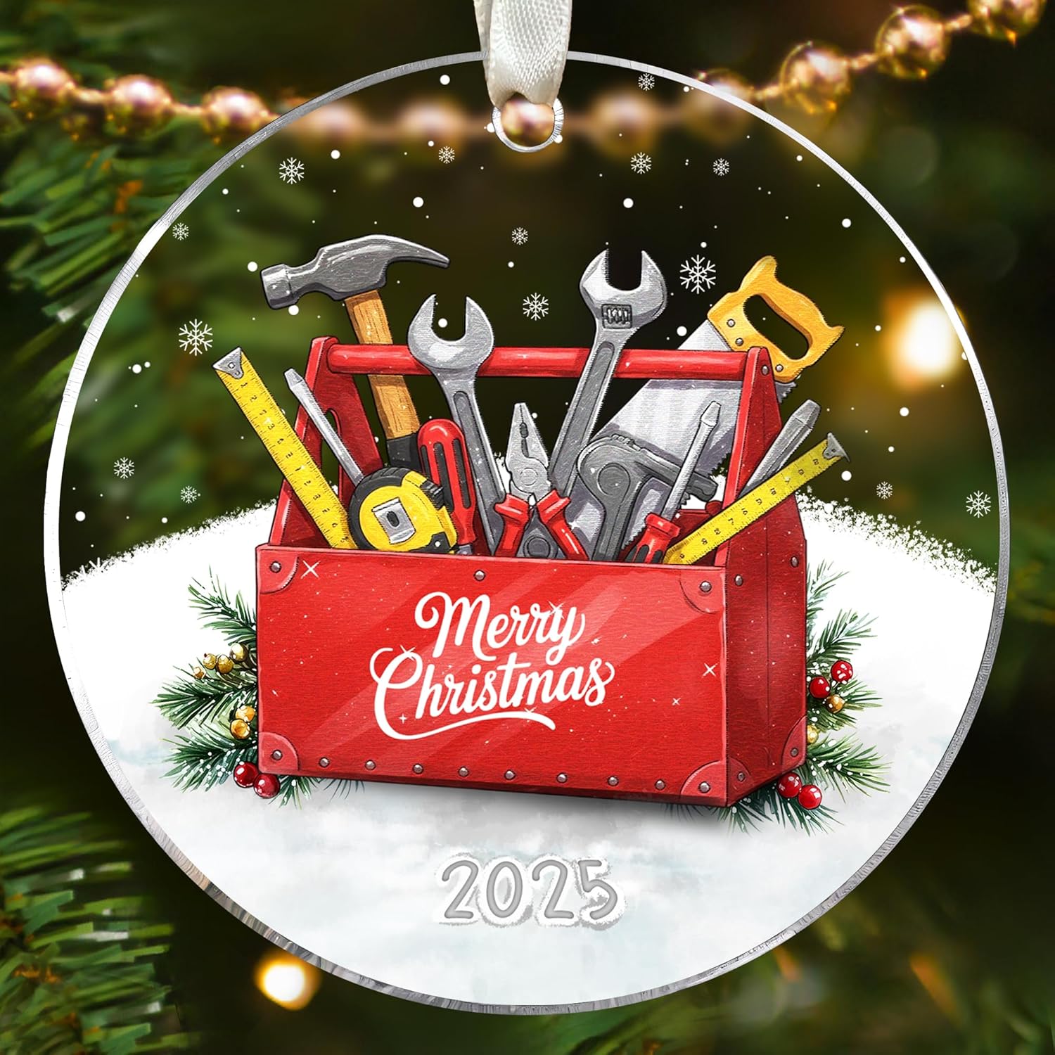 Amazon.com: KATLADIZ Tool Box Ornament - Handyman Gifts for Men ...
