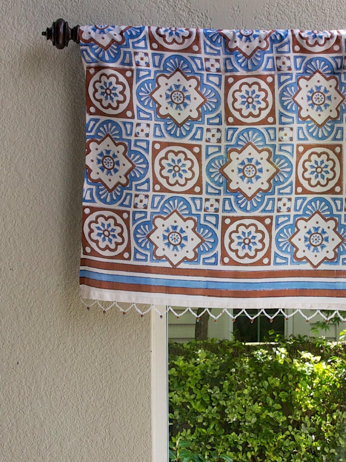 Amazon.com: Saffron Marigold Ocean Breezes ~ Rustic Blue Brown Moroccan ...