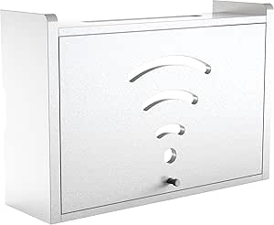Amazon.com: Innovate Everything Bamboo WiFi Box Hider Shelf - Modem ...