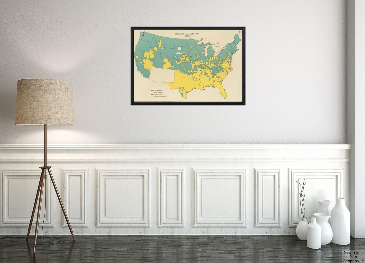 Election Of 1908 Electoral Map