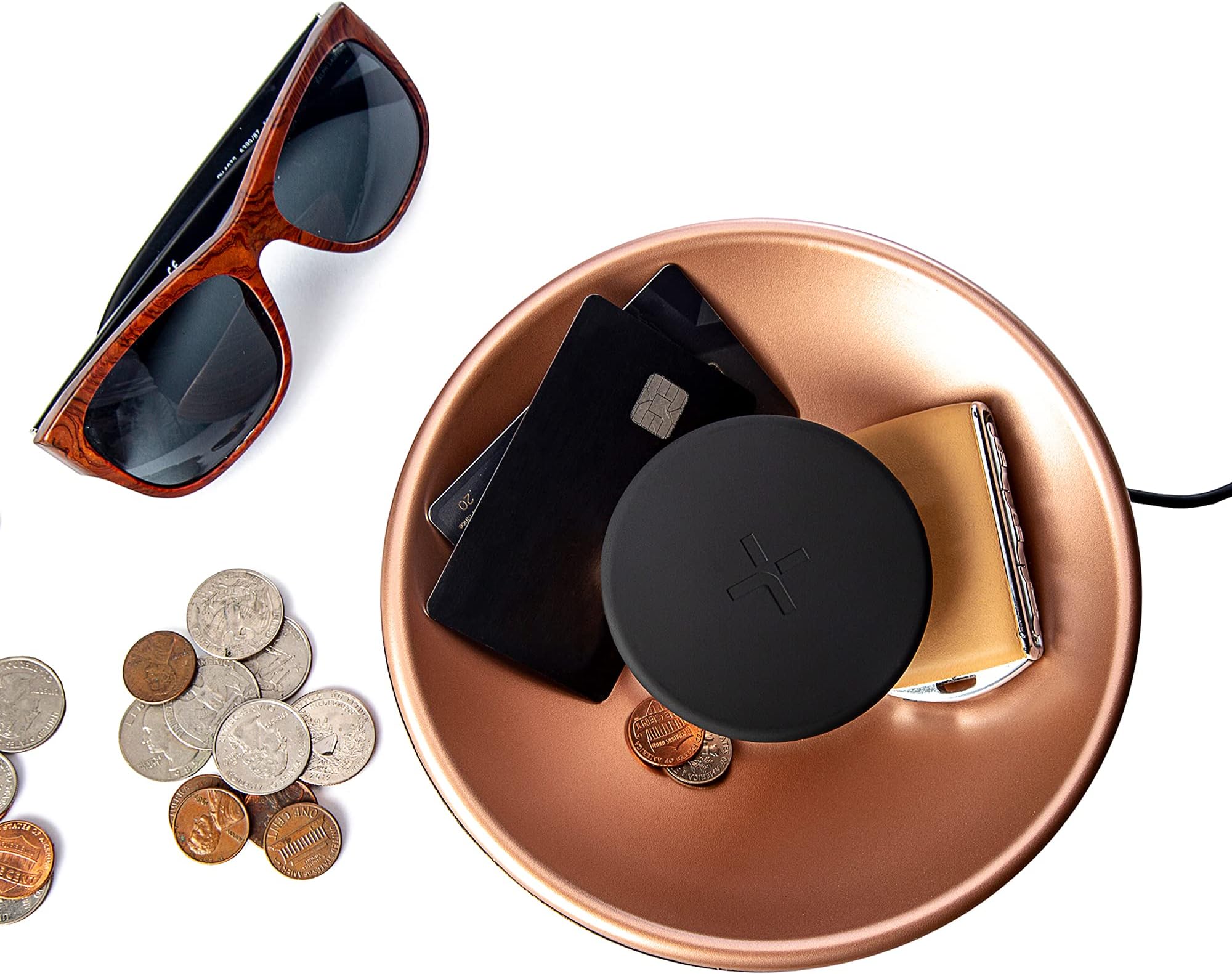 Amazon.com: TYLT Bowl Fast Wireless Charger | Valet Tray Wireless ...